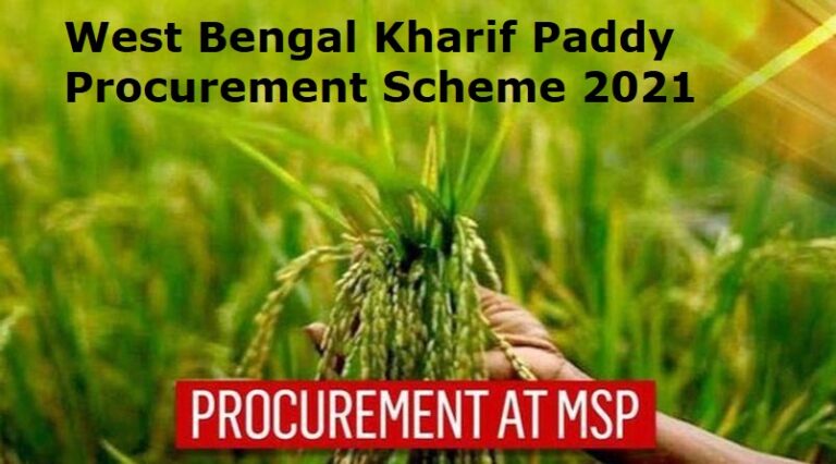 [Registration] WB Paddy Procurement Scheme 2022: Online Apply| Free ...